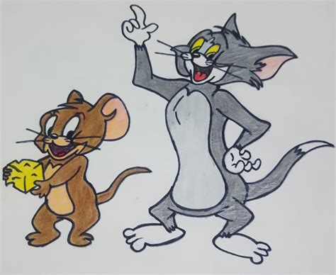 How To Draw Tom And Jerry Cartoon Characters