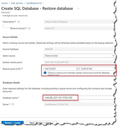 How To Restore Azure SQL Database Azure Lessons