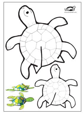Printable Turtle Craft Template Img Get