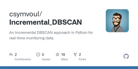 Github Csymvoul Incremental Dbscan An Incremental Dbscan Approach In