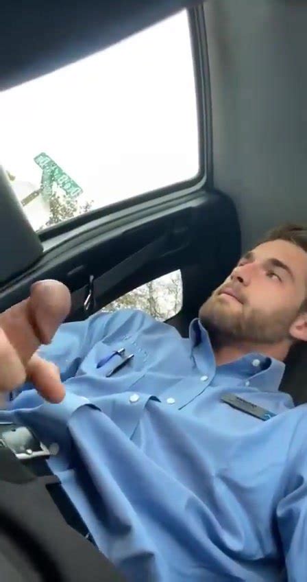 Straight Married Guy Cums In Car On Lunch Break