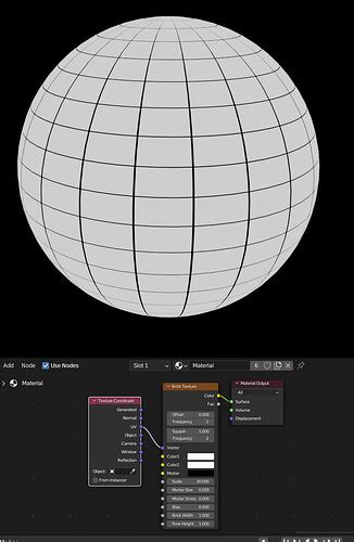 mapping a flat grid to the world background cartesian to spherical coordinates with shader