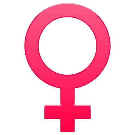 Papel Cortar Rosado Hembra Género Símbolo Icono Aislado En Blanco Antecedentes Venus Símbolo