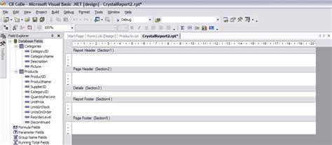 Introduction To Crystal Reports NET