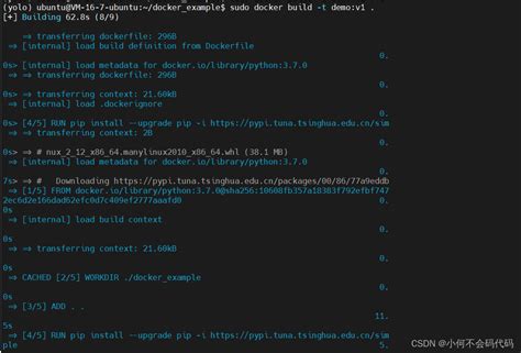 关于打包python项目为docker镜像的总结 python3 7 打包成docker csdn博客
