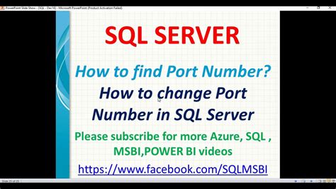 Find Sql Port Number Sql Port Issues Change Port Of Sql Server