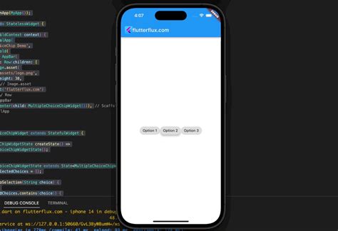 How To Create ChoiceChip In Flutter Flutter Flux