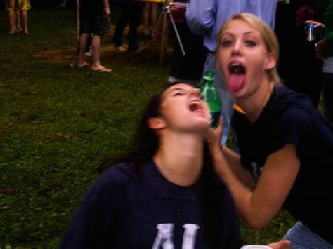 Girls Catching Things In Their Mouths 46 Pics