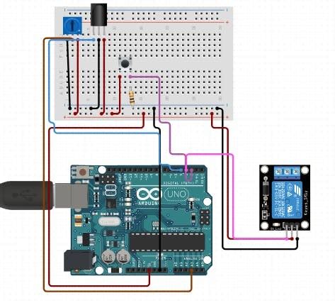 Arduino Dc Motor Speed Direction Control Using Relays