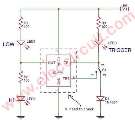 How Does Ne Timer Circuit Work Datasheet Pinout Eleccircuit