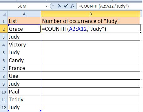 How To Count How Many Times A Number Appears In Excel