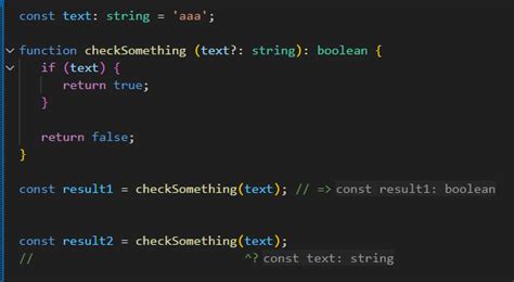 Visual Studio Code Alternative Ways To Show Type Info When Editing