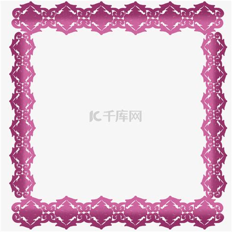 镂空花纹边框插画素材图片免费下载 千库网