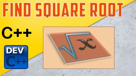 C Program To Find Square Root Of A Number YouTube
