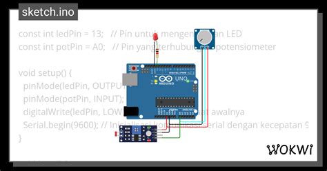 Ldr Potensio Wokwi Esp32 Stm32 Arduino Simulator