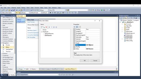 Menu Control Using ASP NET YouTube