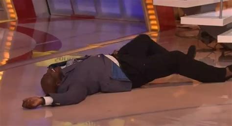 Shaq Wipes Out Live On Tnt Set Video