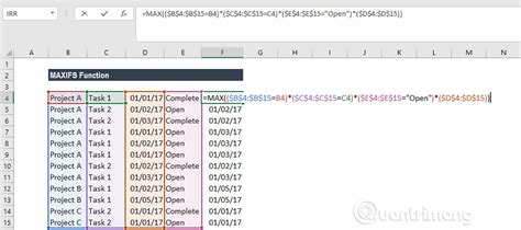 How To Use MAXIFS Function In Excel 2016 TipsMake