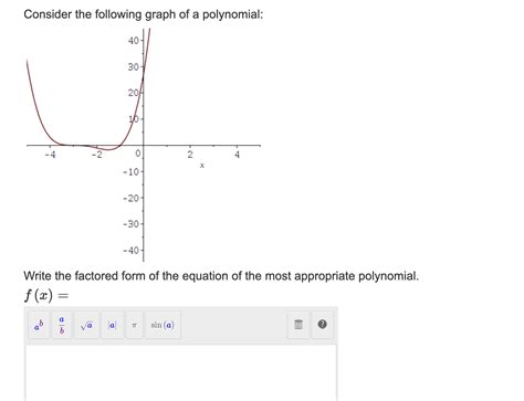[solved] consider the following graph of a polynomial wri