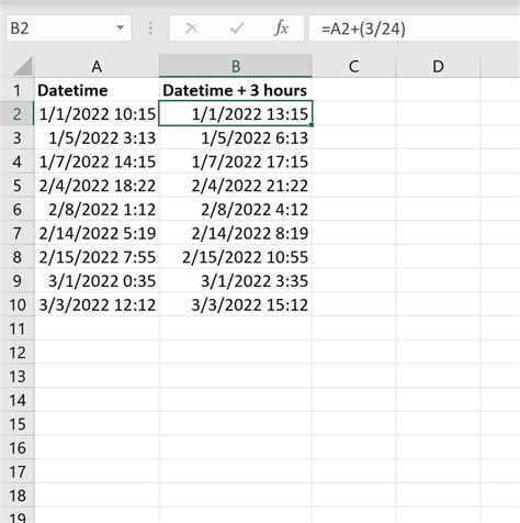 How To Add Subtract Hours From Time In Excel