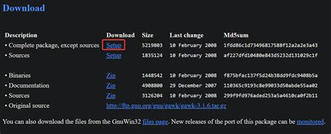 How To Install Linux AWK For Windows