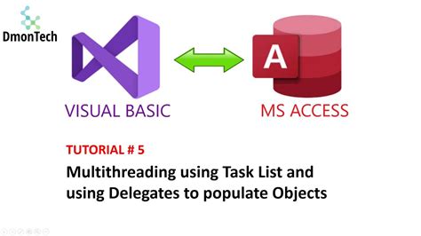 tutorial 5 how to enable multithreading for accessing vb object via tasks and delegates