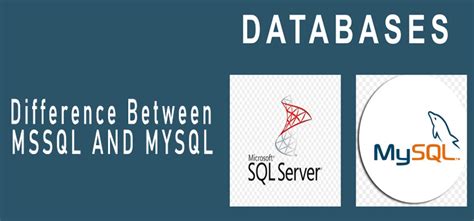 difference between mssql and mysql gcw