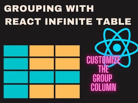 Grouping With Infinite Table For React YouTube