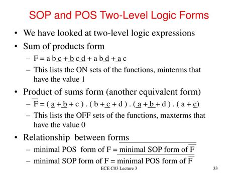 ppt lecture 3 two level logic minimization algorithms powerpoint presentation id 653383