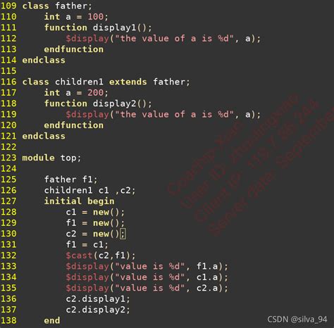system verilog基础知识总结与复习（sv中的类） systemverilog 类 csdn博客