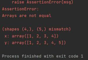 How To Compare Two Arrays In Numpy Pythoneo