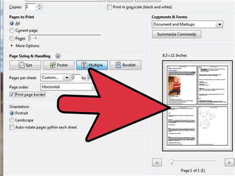how to print multiple pages per sheet in adobe reader 6 steps