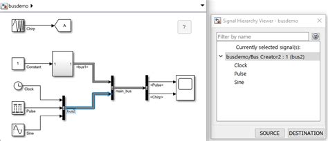 view signal hierarchy and trace signal to source or destination matlab mathworks india