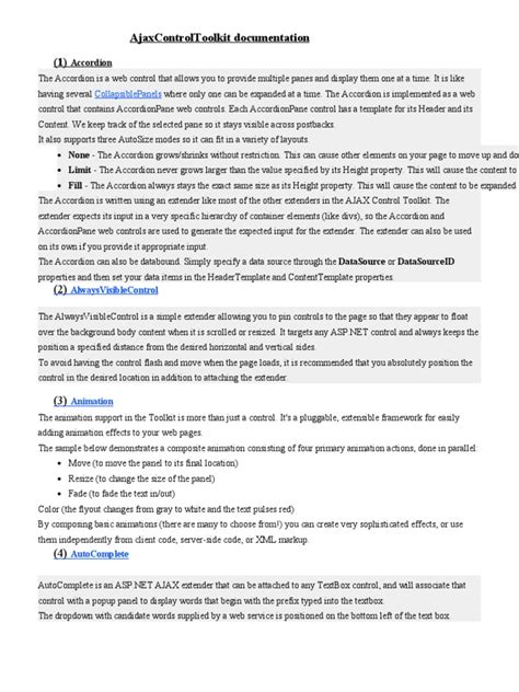 ajax control toolkit documentation pdf hyperlink ajax programming