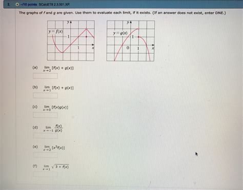 solved the graphs of f and g are given use them to evaluate