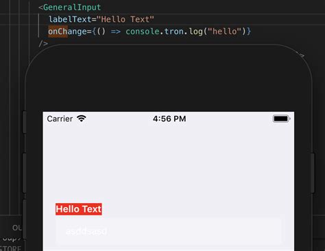 javascript state not showing in my text component react native stack overflow