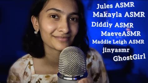 asmr impersonations of other asmrtist s intros part 3 youtube