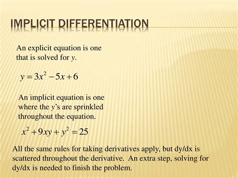 ppt implicit differentiation powerpoint presentation free download id 4494957