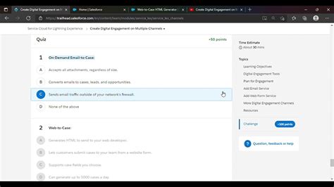Create Digital Engagement Salesforce Trail Heads YouTube