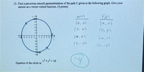 solved 13 find a piecewise smooth parametrization of the