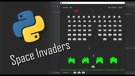 space invaders with python youtube
