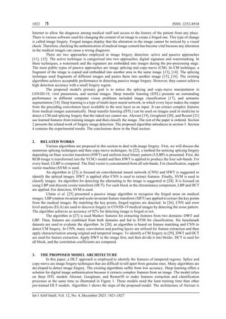 COVID 19 Digital X Rays Forgery Classification Model Using Deep Learning PDF
