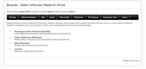 source code sistem informasi akademik kampus berbasis web dengan php huntstart