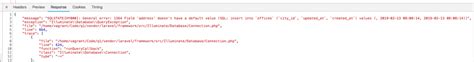 laravel api errors and exceptions how to return responses