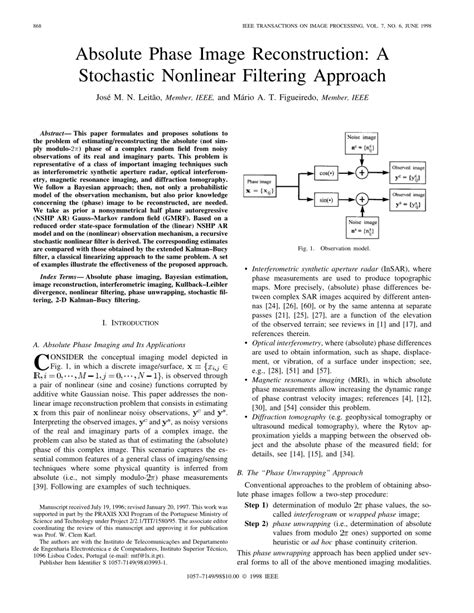 pdf absolute phase image reconstruction a stochastic nonlinear filtering approach