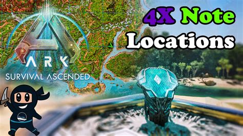 Asa All X Explorer Note Locations Island In Ark Survival Ascended Youtube