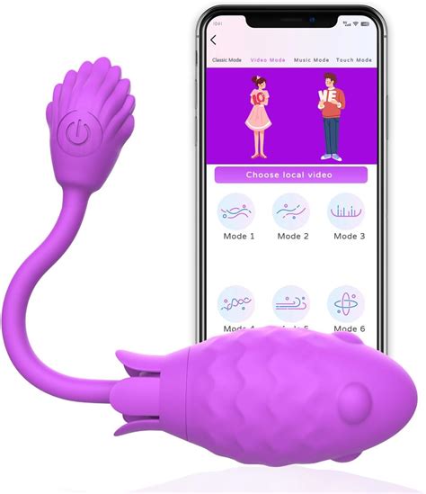 App Remote Control G Spot Vibrator With Rotating Massage Beads Long Distance 9