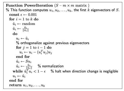 linear algebra algorithm to find orthnormal eigenvectors of a symmetric matrix mathematics