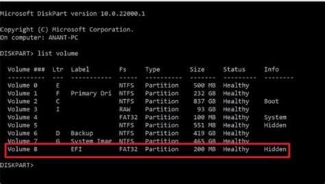 what is efi how to identify efi system partition on windows 11