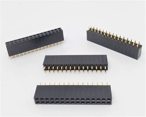 Buy Connectors Pro 25 Pack 30P 2 54mm 0 1 Pitch PCB Female Pin Headers